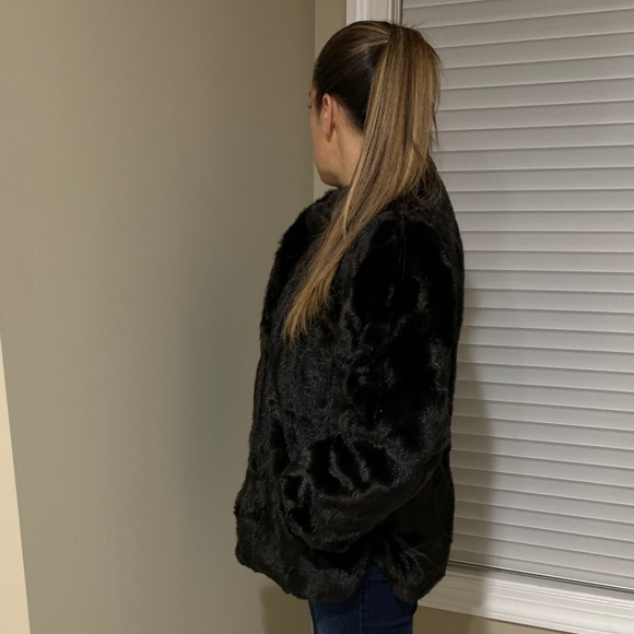 Central Park Zoo | Jackets & Coats | Vintage Faux Mink Fur Jacket By ...